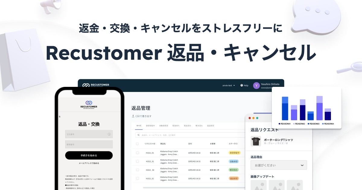 Recustomer、ECで購入した商品を実店舗で返品・交換できる「BORIS機能」をリリース | 日本ネット経済新聞｜新聞×ウェブでEC＆流通のデジタル化をリード